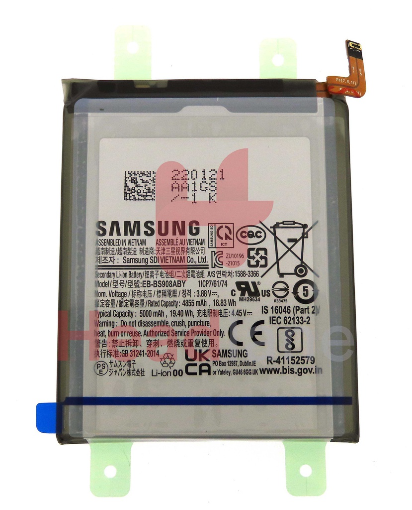 Samsung SM-S908 Galaxy S22 Ultra EB-BS908ABY Internal Battery GH82-27484A